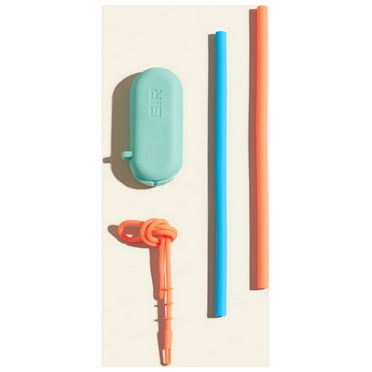 Diamond Disposable Plastic Drinking Straws, Bendable, Neon, 100 Ct ...