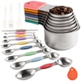 GIRACOA 20-Piece Magnetic Measuring Cups and Spoons Set, Stainless ...