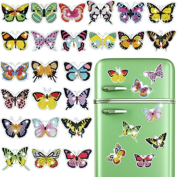 30 Pcs Double Sided Valentine's Day Diamond Art Painting Keychain 5D ...