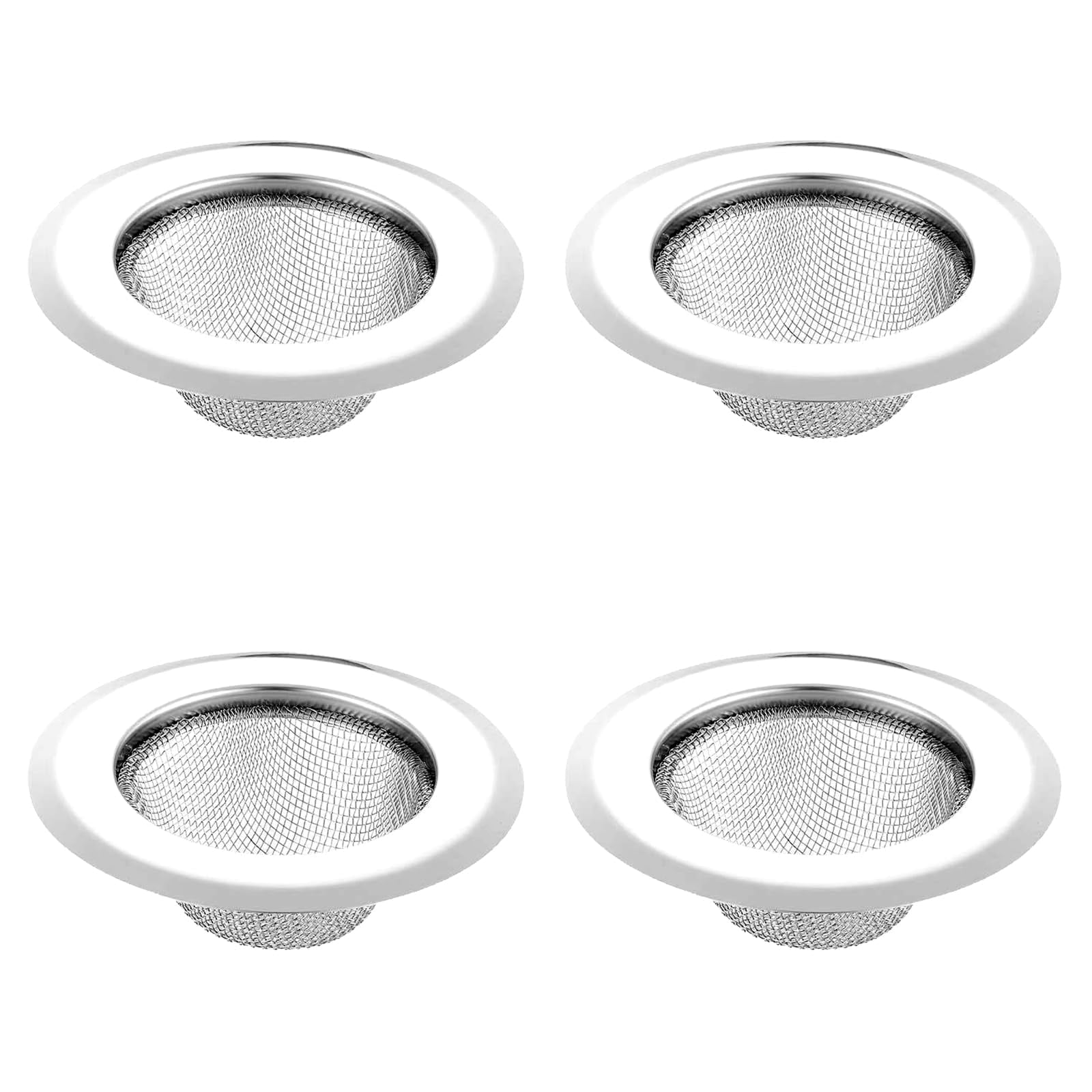 GIRACOA 4 Pack Kitchen Sink Strainers, Stainless Steel Sink Filters ...