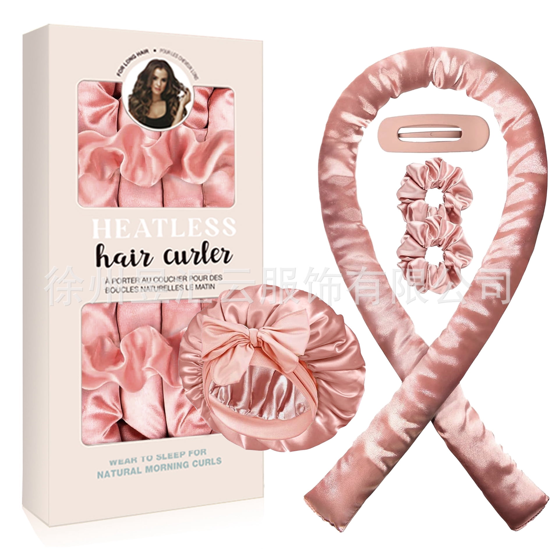 GIRACOA 5 PCS Heatless Hair Curler Set, No Heat Satin Ribbon Curling ...