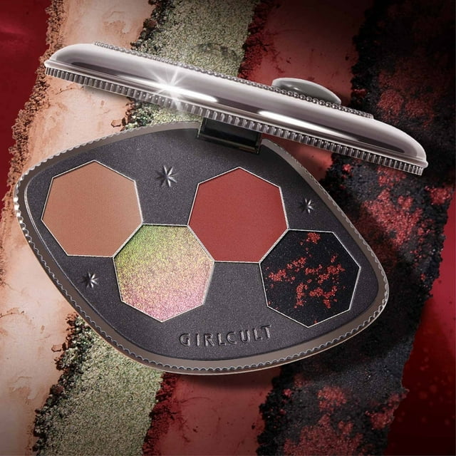 GIRLCULT Quad Eyeshadow Palette Hallucination Series Long Lasting Matte and Shimmer 4 Colors Eye ...
