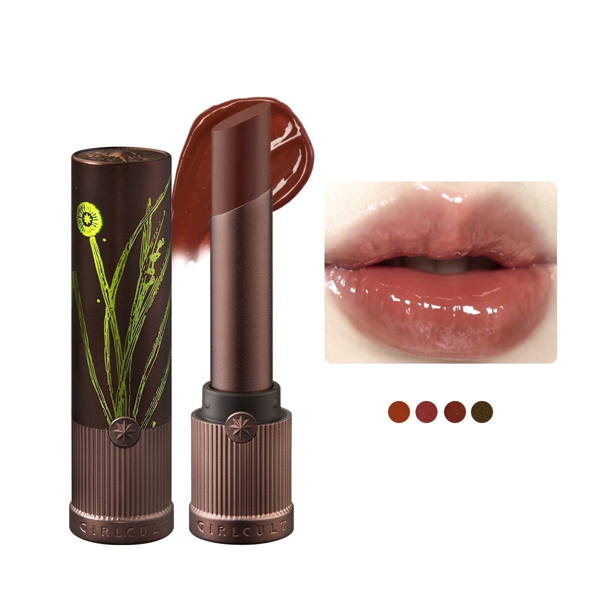 GIRLCULT Shine Lipstick, Ultra Glossy Mirror Finish, Long-Lasting ...