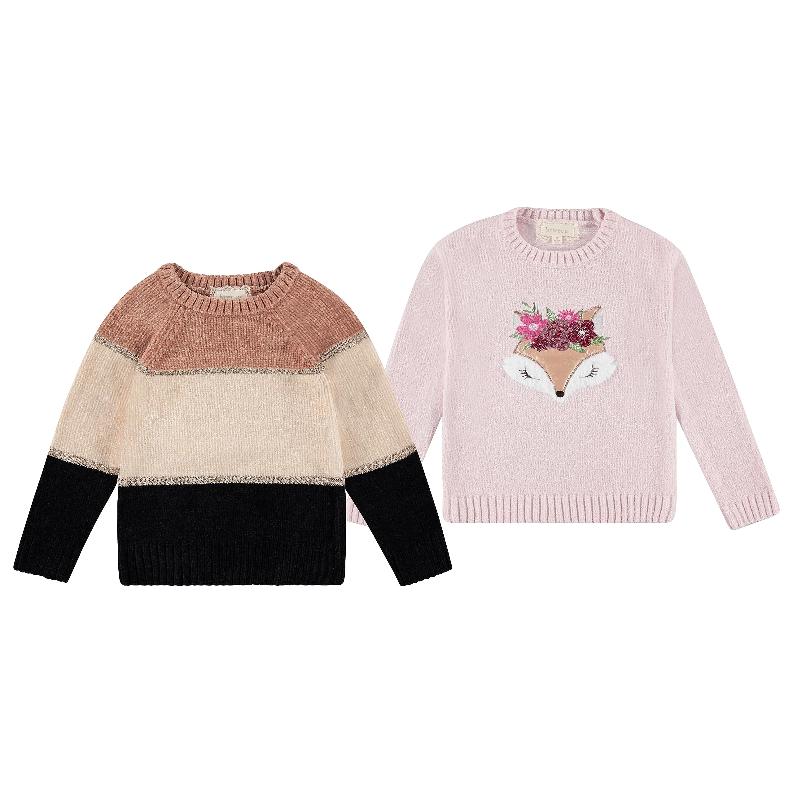 Girls' 2-Pack Sweaters: The Ultimate Duo of Cute & Cozy! Perfect for ...