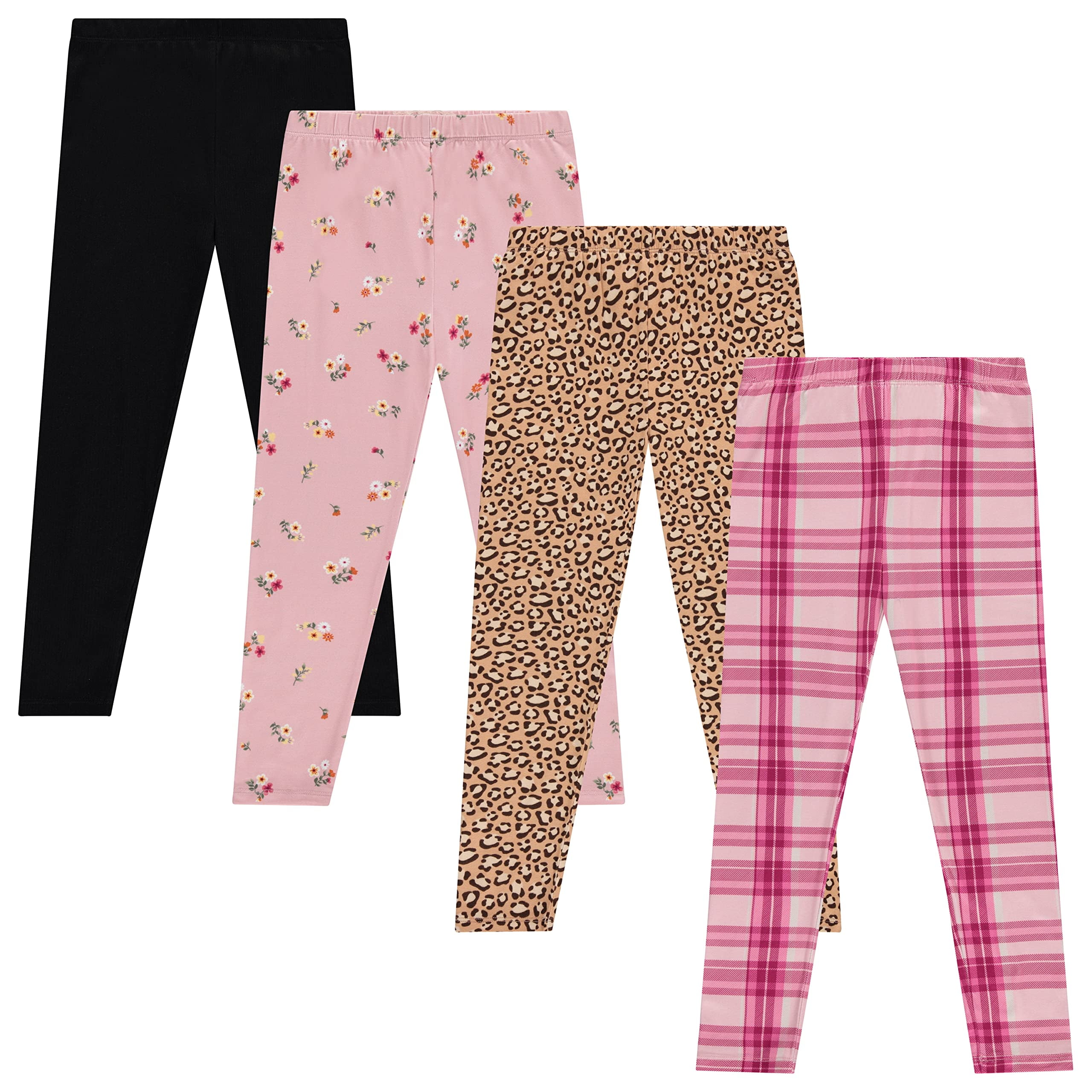 GIRLS 4PK LEGGING SET, FUCH, 16 - Walmart.com