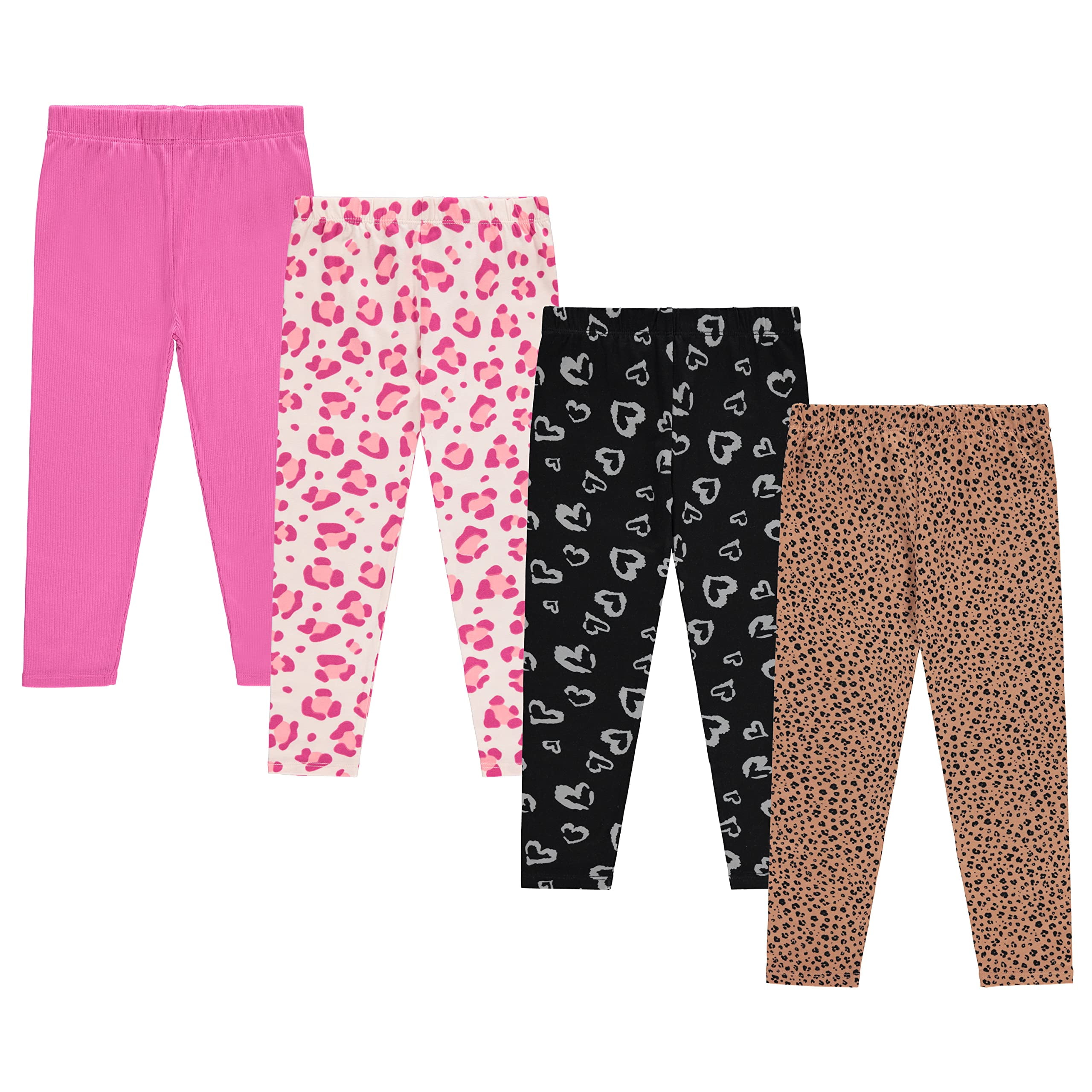 Btween Breathable High Rise Leggings, 4 Pack (Girl’s 12) - Walmart.com