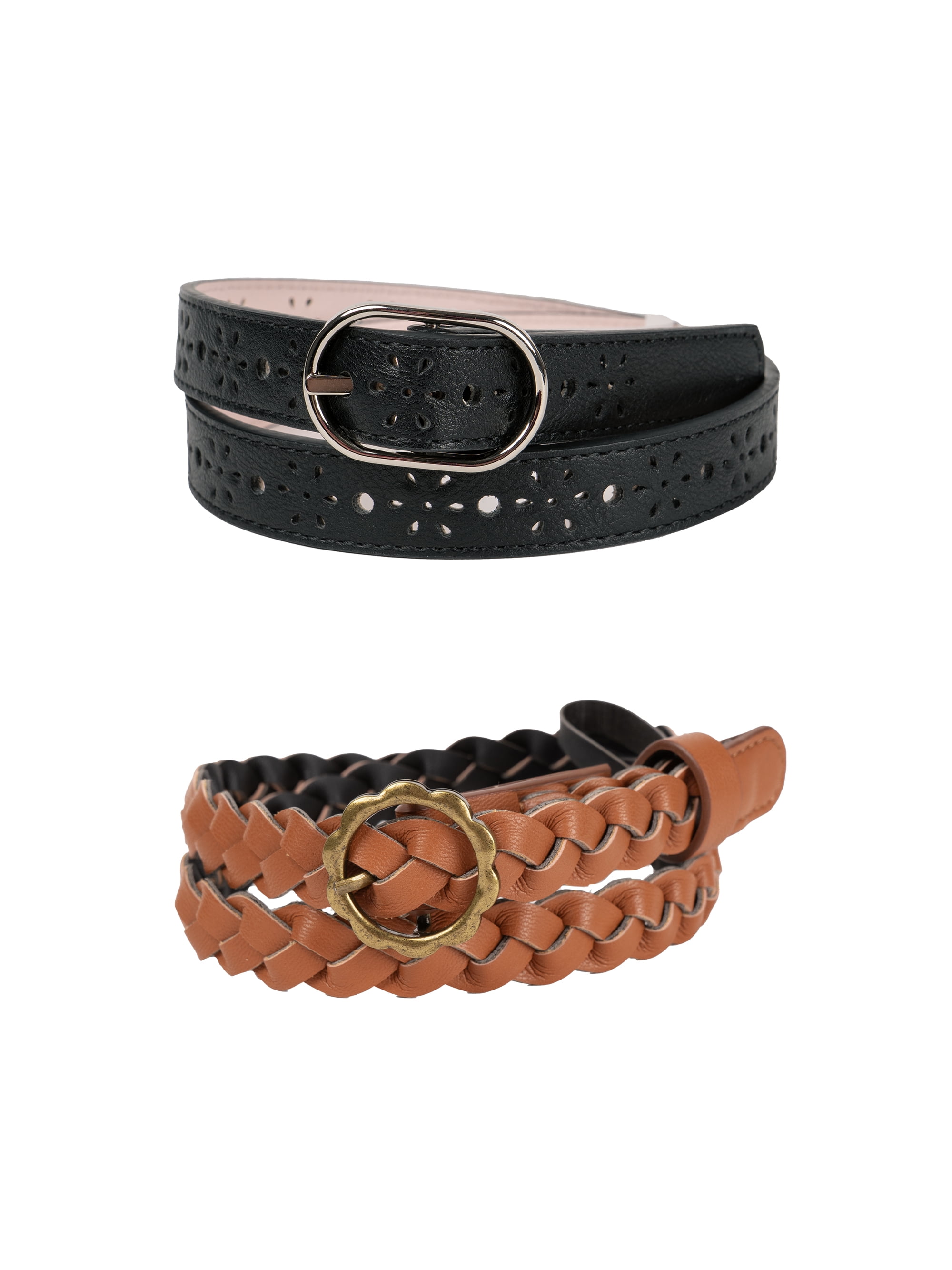 Wonder Nation Girls Fashion Belts, 2-pack, Sizes XS-XXL - Walmart.com