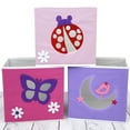 GIRLS CUBE STORAGE SET - 3 Pieces - Walmart.com