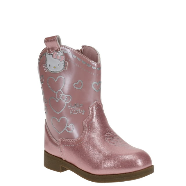 Hello Kitty Toddler Girl Cowgirl Cowgirl Western Boots - Walmart.com