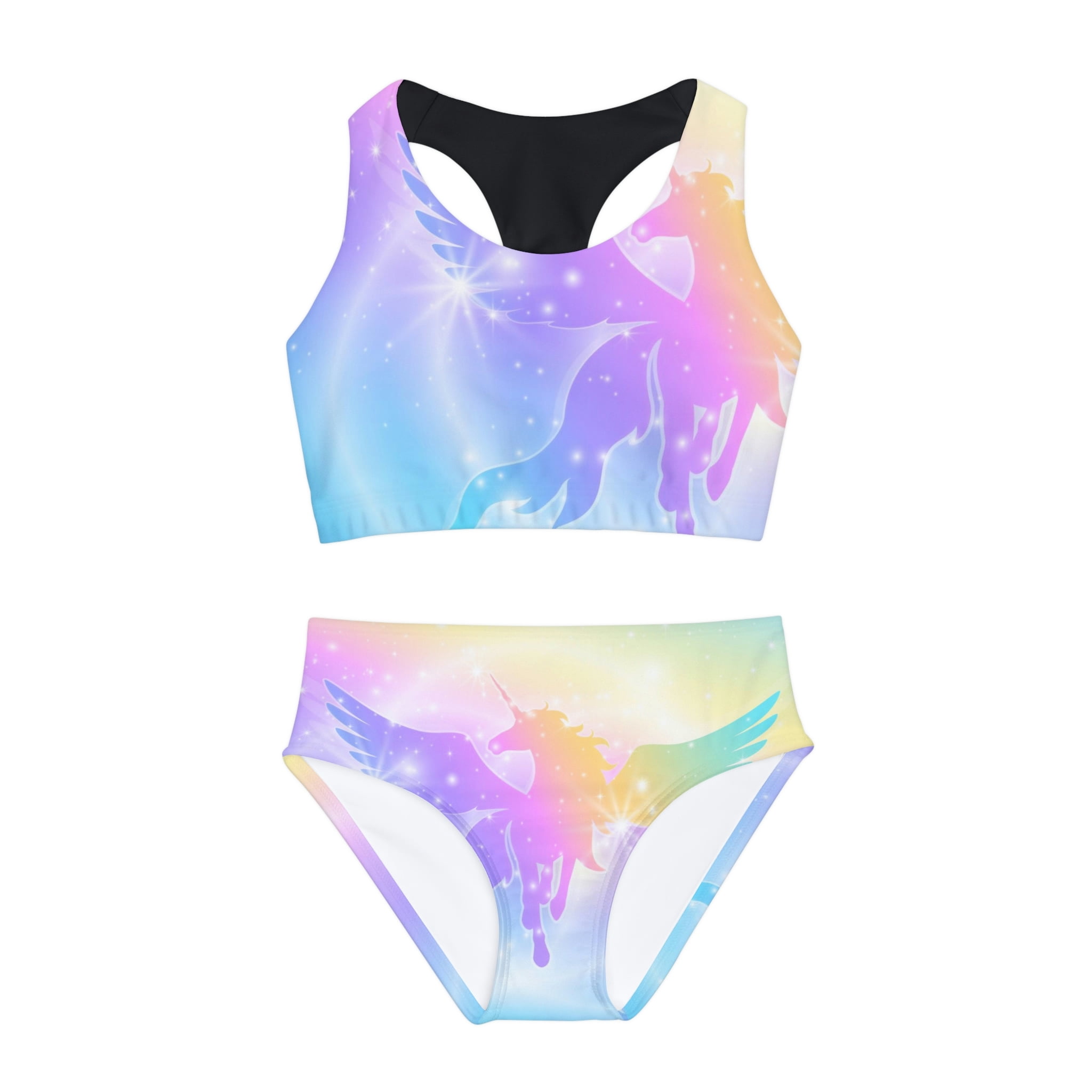 GIRLS Two Piece Swimsuit (DRD) - Walmart.com