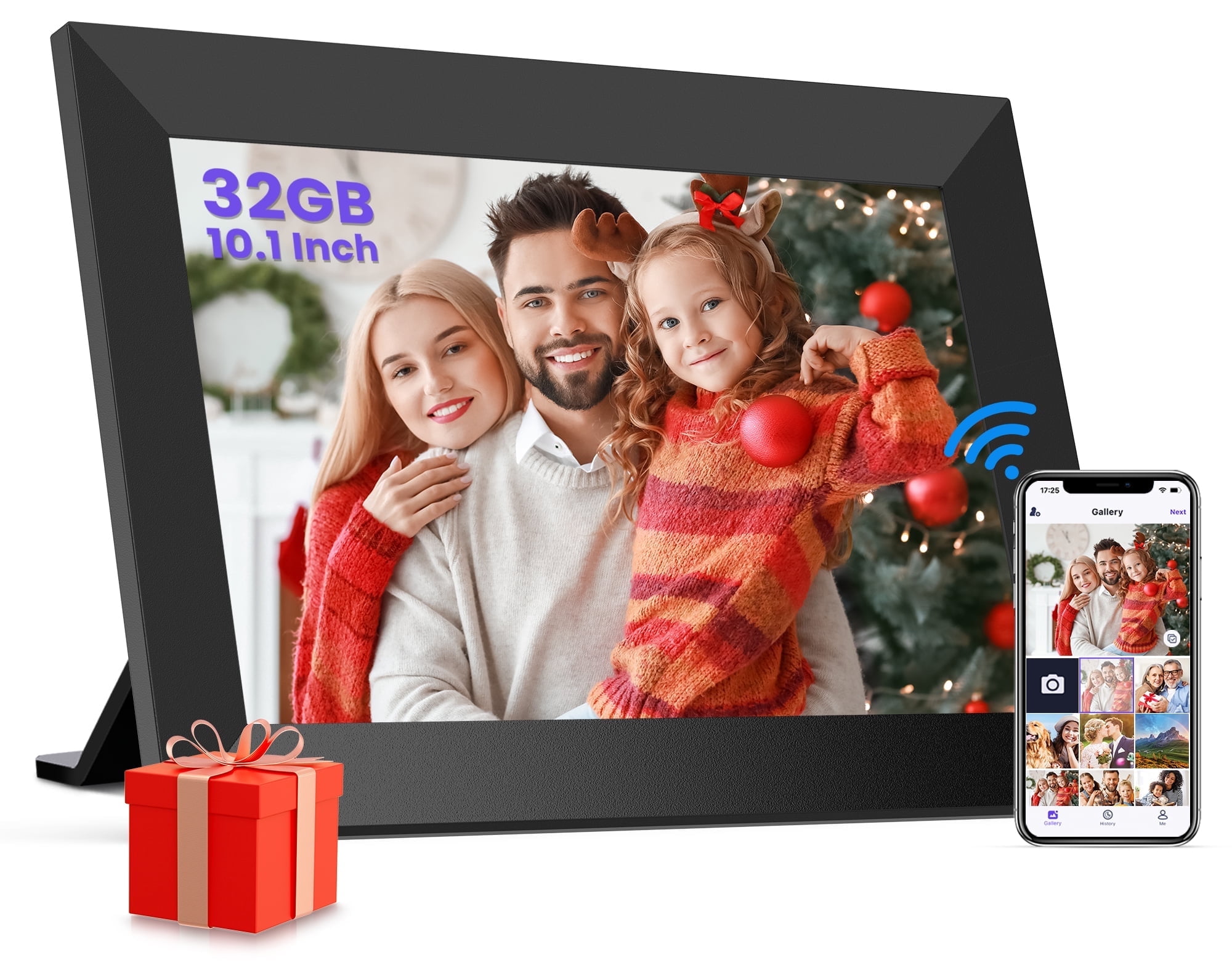 GIROOL WiFi Digital Picture Frame, Digital Photo Frame with 10.1" Smart ...