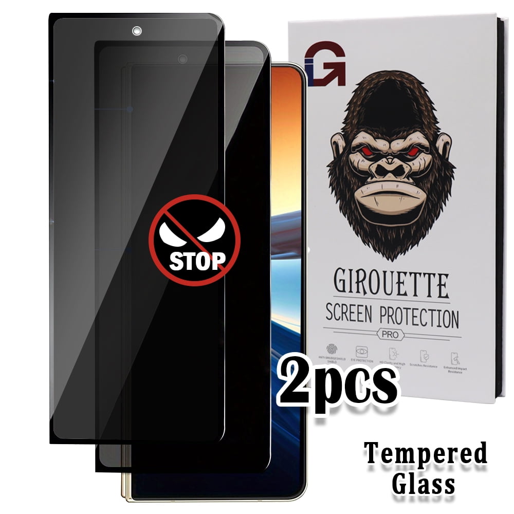 GIROUETTE [2 Packs] Tempered Glass Privacy Screen Protector For Samsung ...