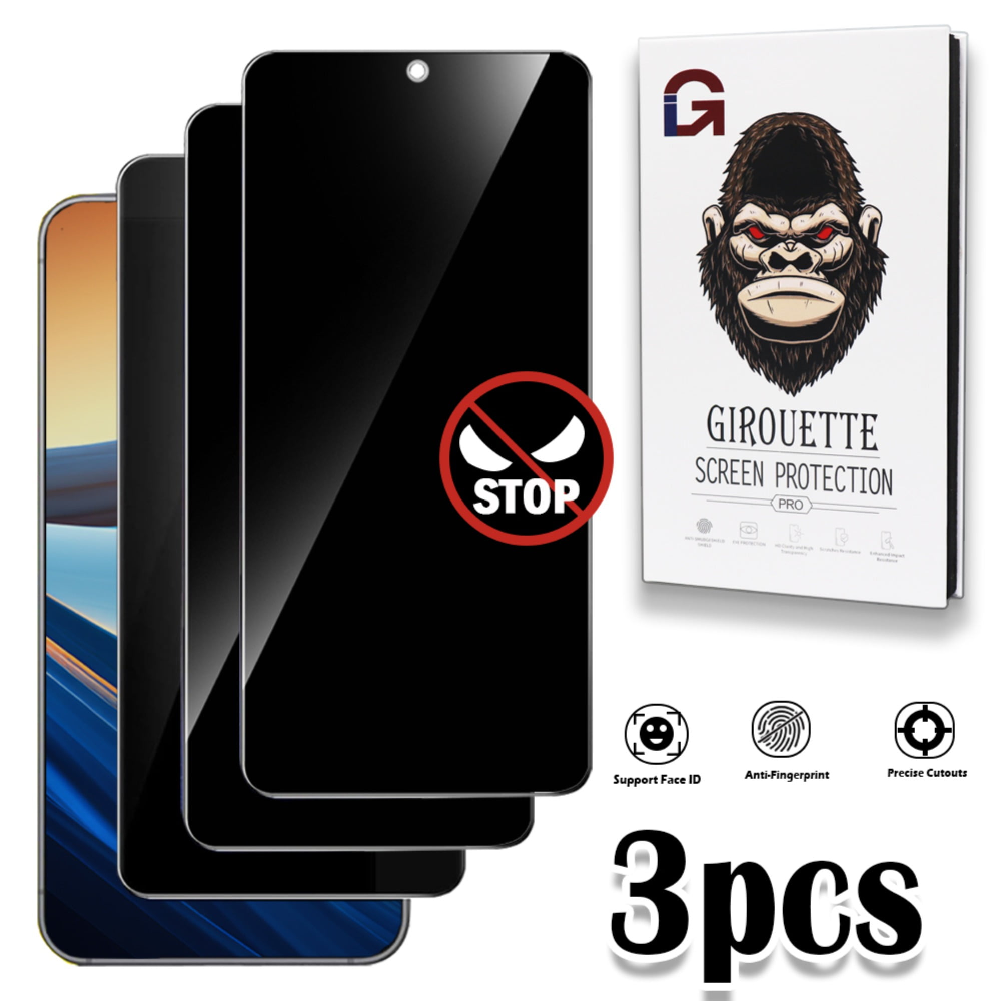 Girouette Tempered Glass Screen Protector for Samsung Galaxy S24 Ultra ...