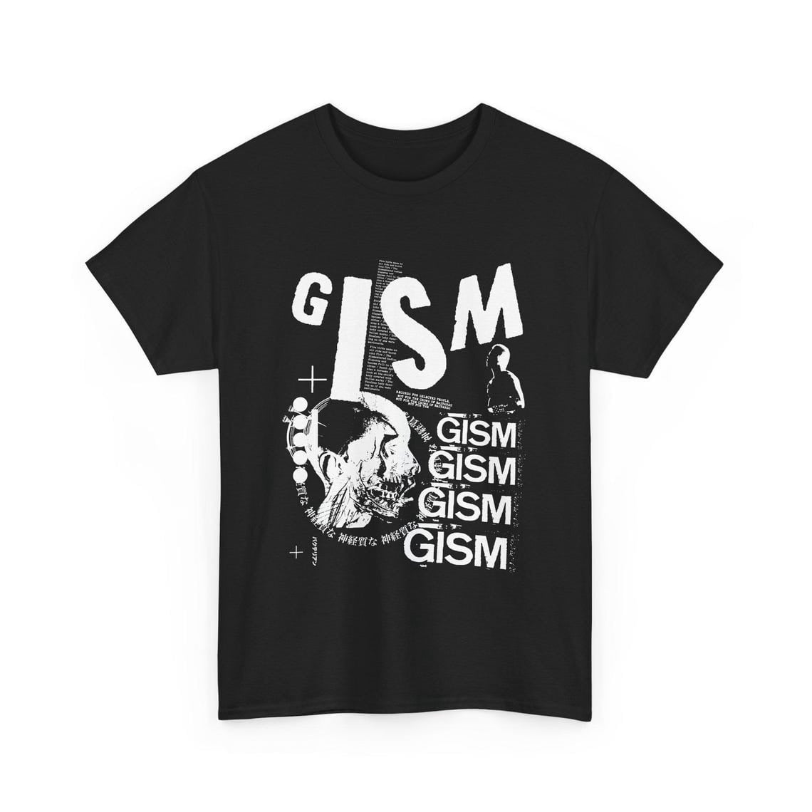GISM Tee-Shirt, Collage, Old-School Japanese Hardcore Punk, 4 UNISEX ...