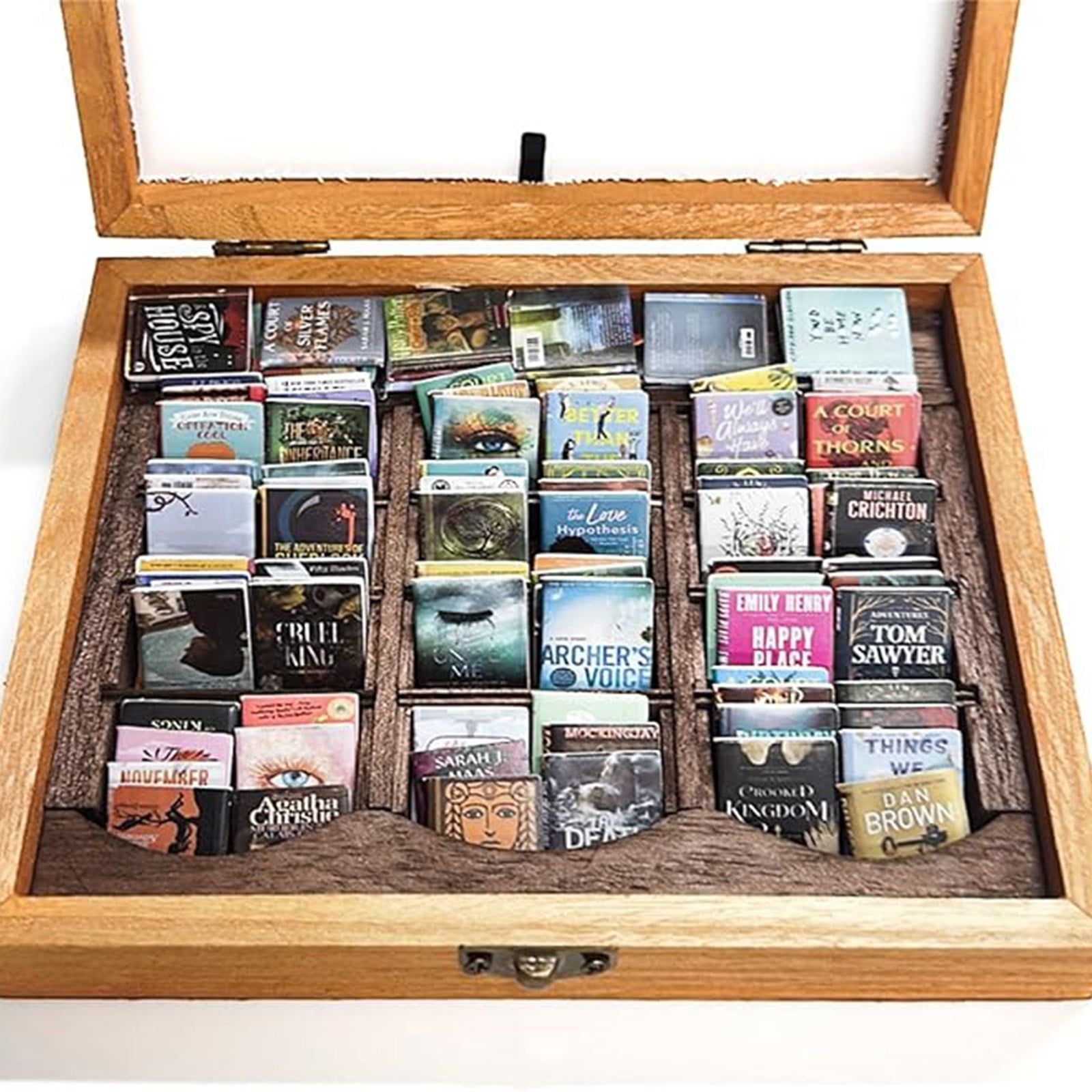 GIUHUIZ 200 Pack Miniature Books Model Doll House Miniature Books Non ...