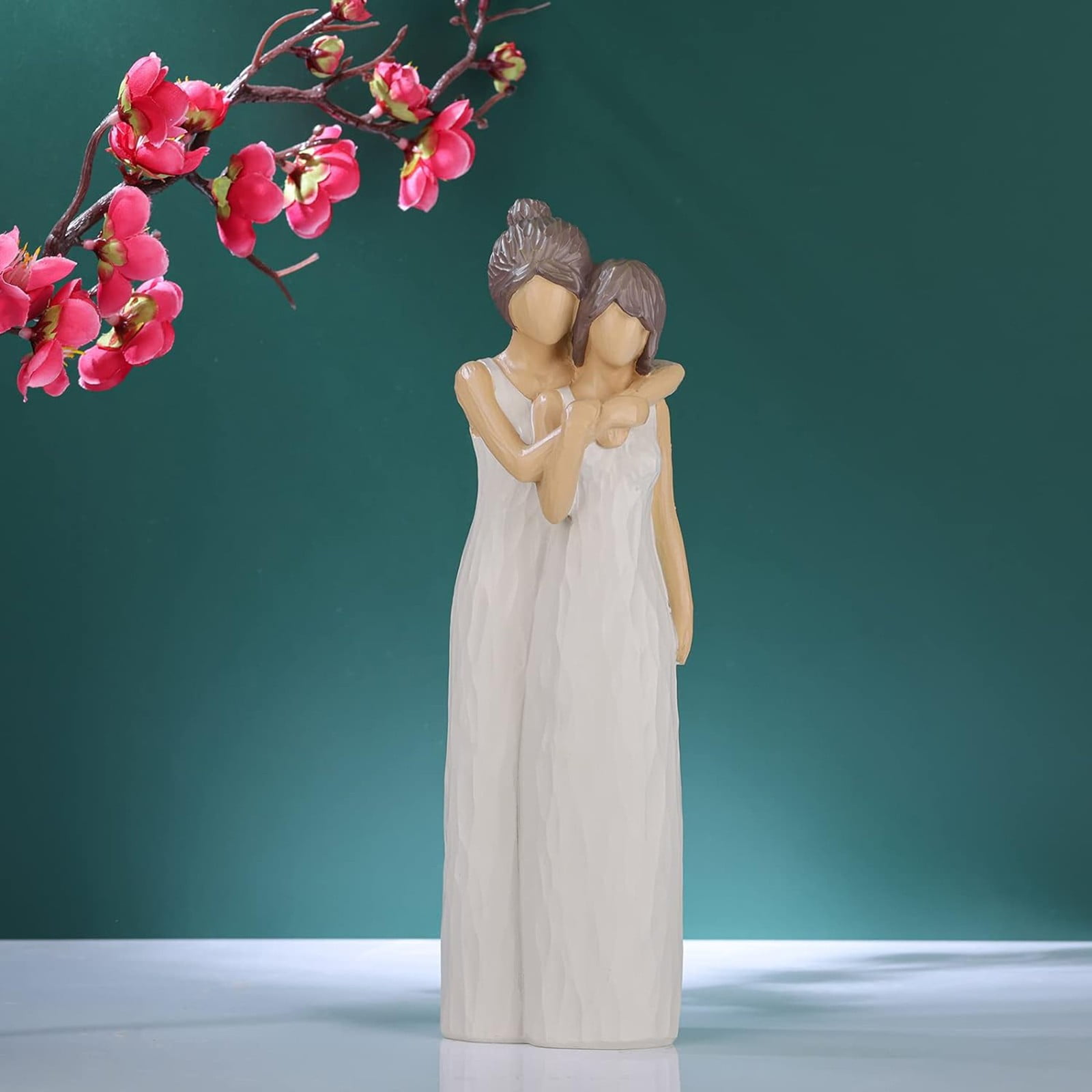 GIUHUIZ Mother Daughter Figurine Statue Gift Gifts For Mom From ...