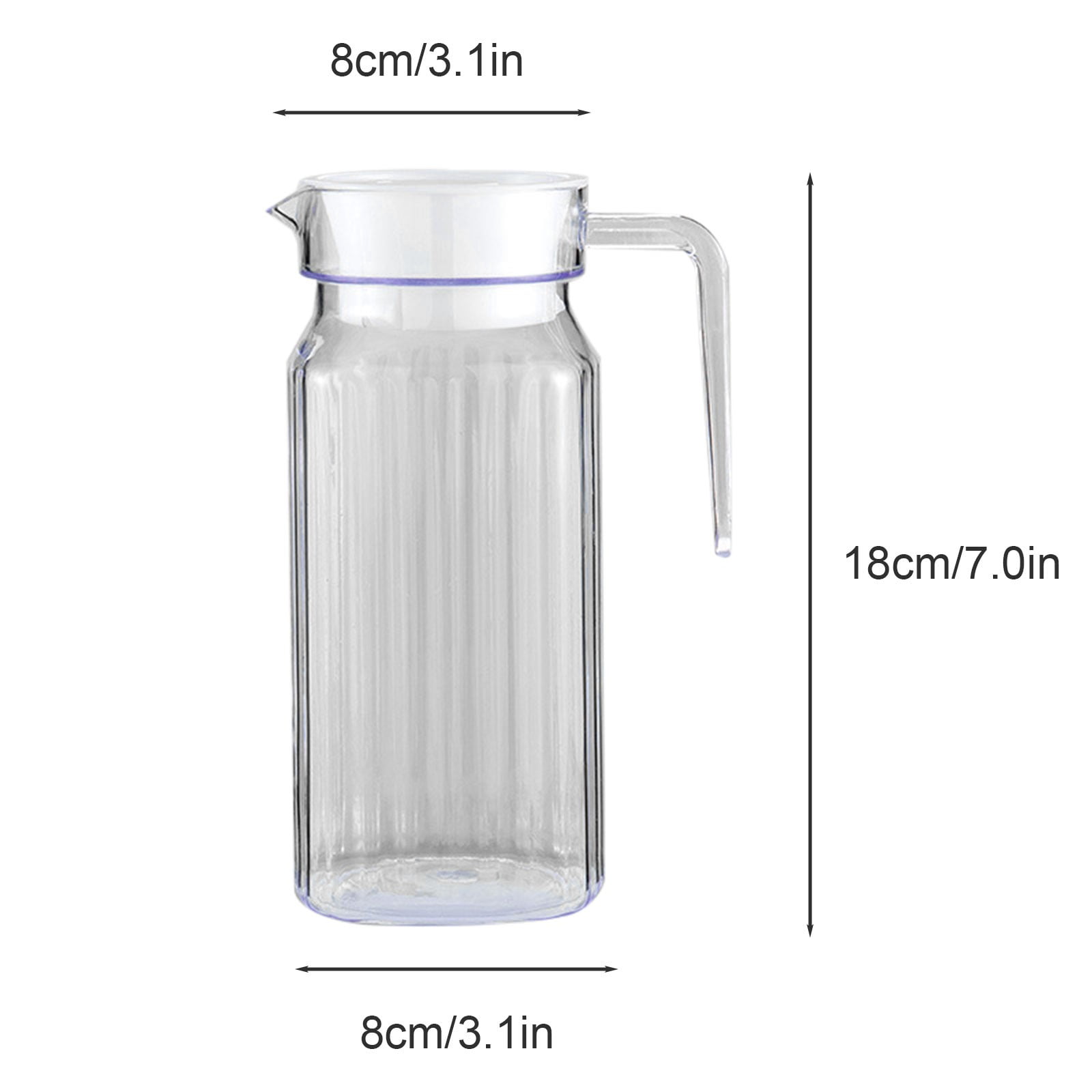 GIUHUIZ PC Acrylic Juice Pot Plastic Restaurant Beverage Pot Bar Buffet ...
