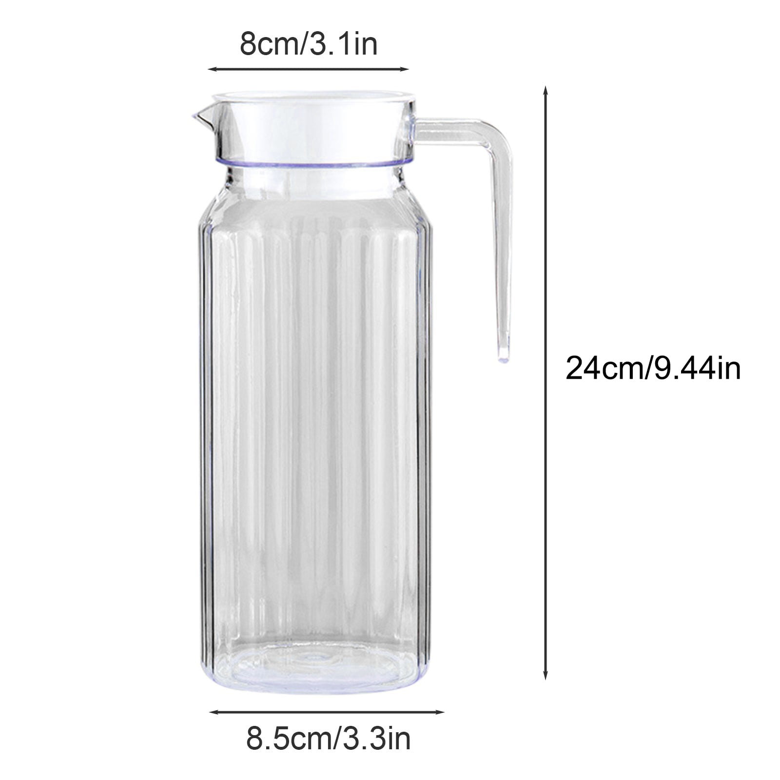 GIUHUIZ PC Acrylic Juice Pot Plastic Restaurant Beverage Pot Bar Buffet ...