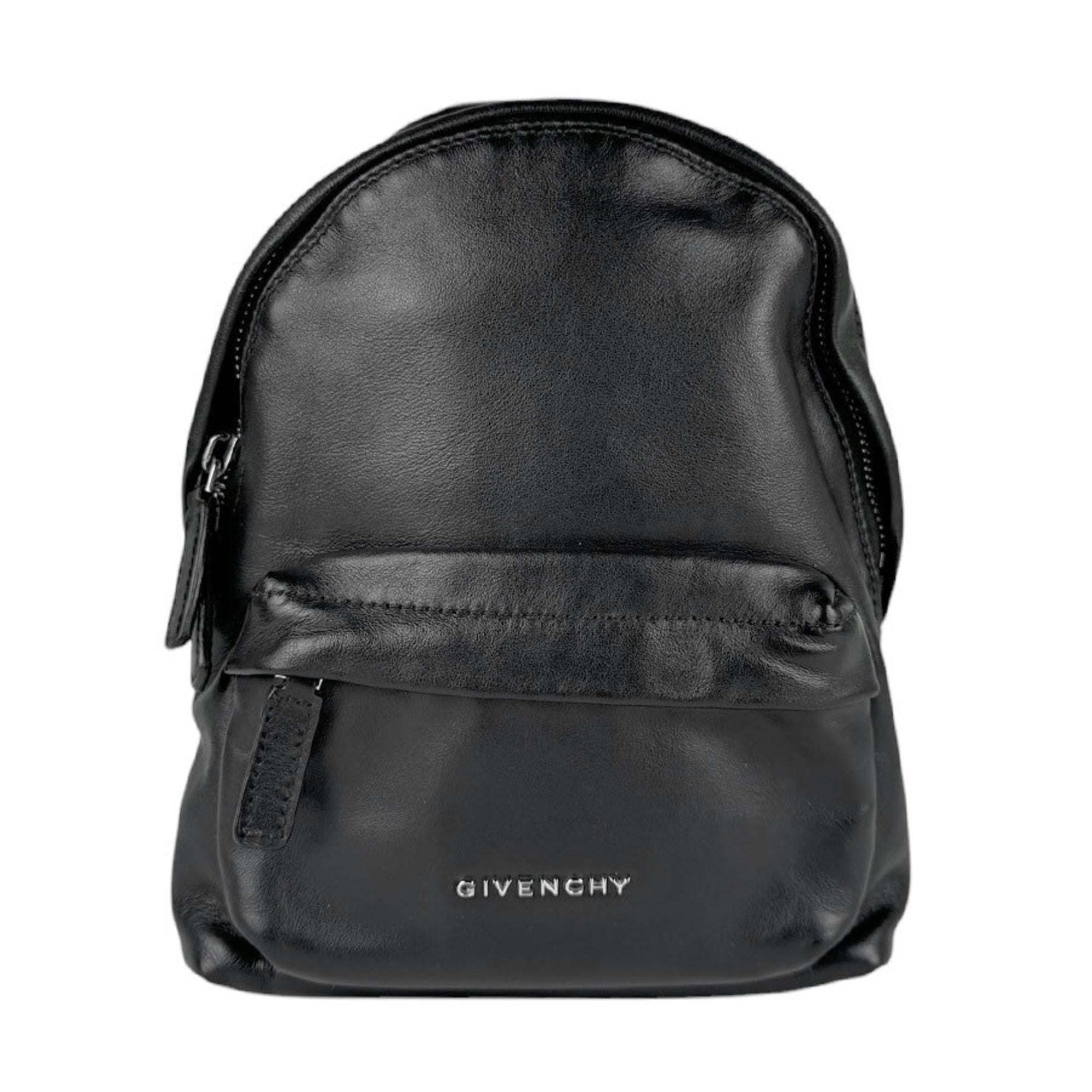 Pre-Owned GIVENCHY Backpack Leather Black Women's z3362 (Good ...