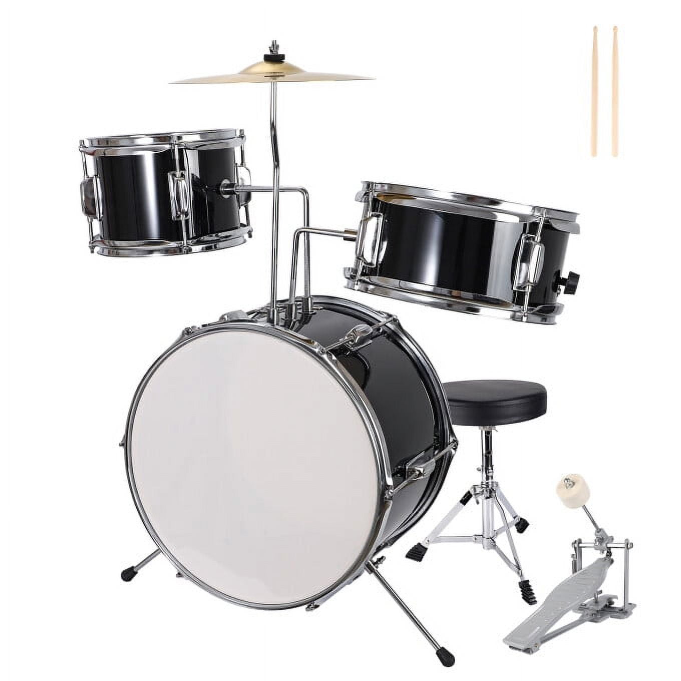 SUGIFT Starter 3-Piece 14 inch Complete Drum Kit for Junior Beginners ...