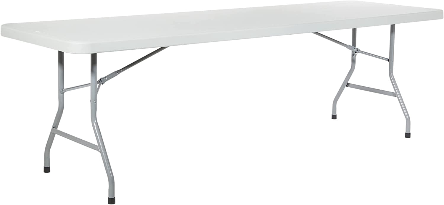 GIVIMO 8ft Long Folding Party Table for Office, Beach, Picnic, Garden ...