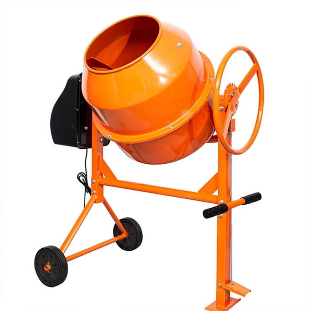 GIVIMO Concrete Mixer 5 Cu Ft Portable Cement Mixing Machine for Stucco ...