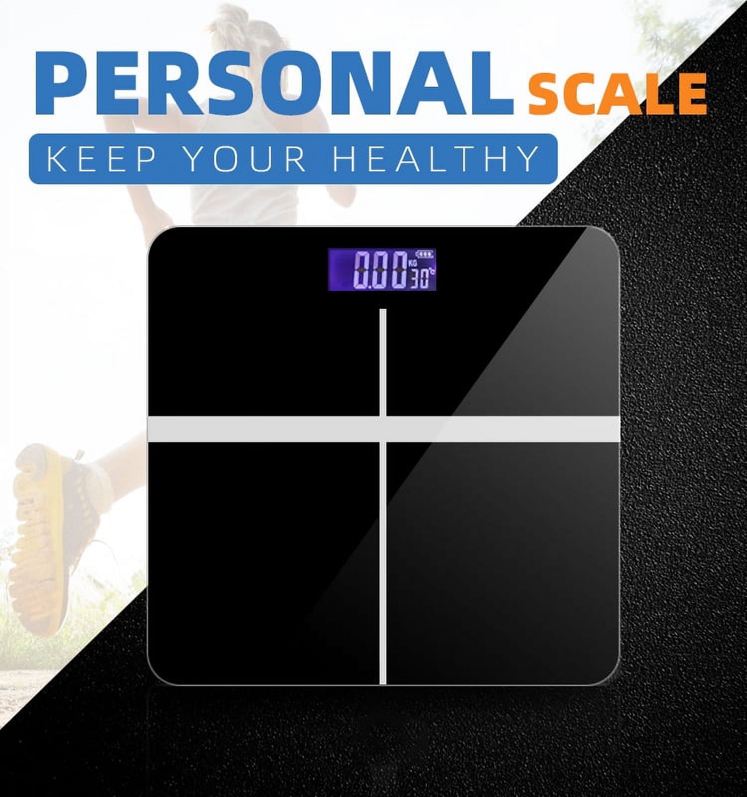 GIVIMO Precision Body Weight Bathroom Scale, 400 lbs Capacity and ...