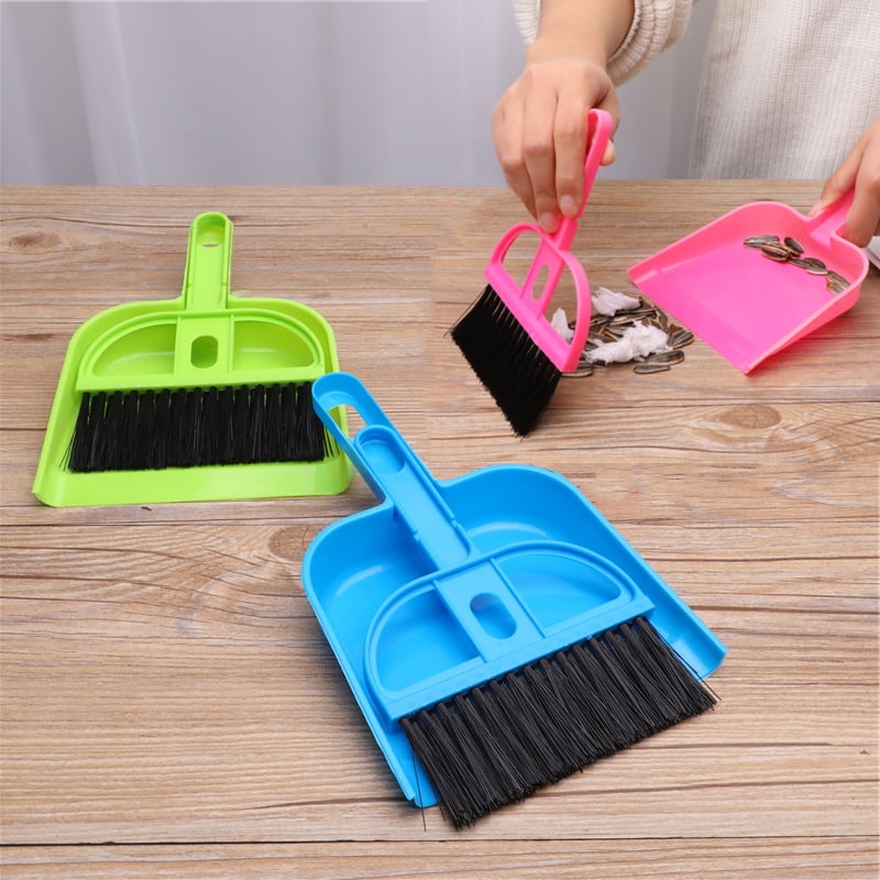 GIXUSIL 3 Pack Mini Dust Pan and Brush Set, Mini Dustpan Set with Brush ...