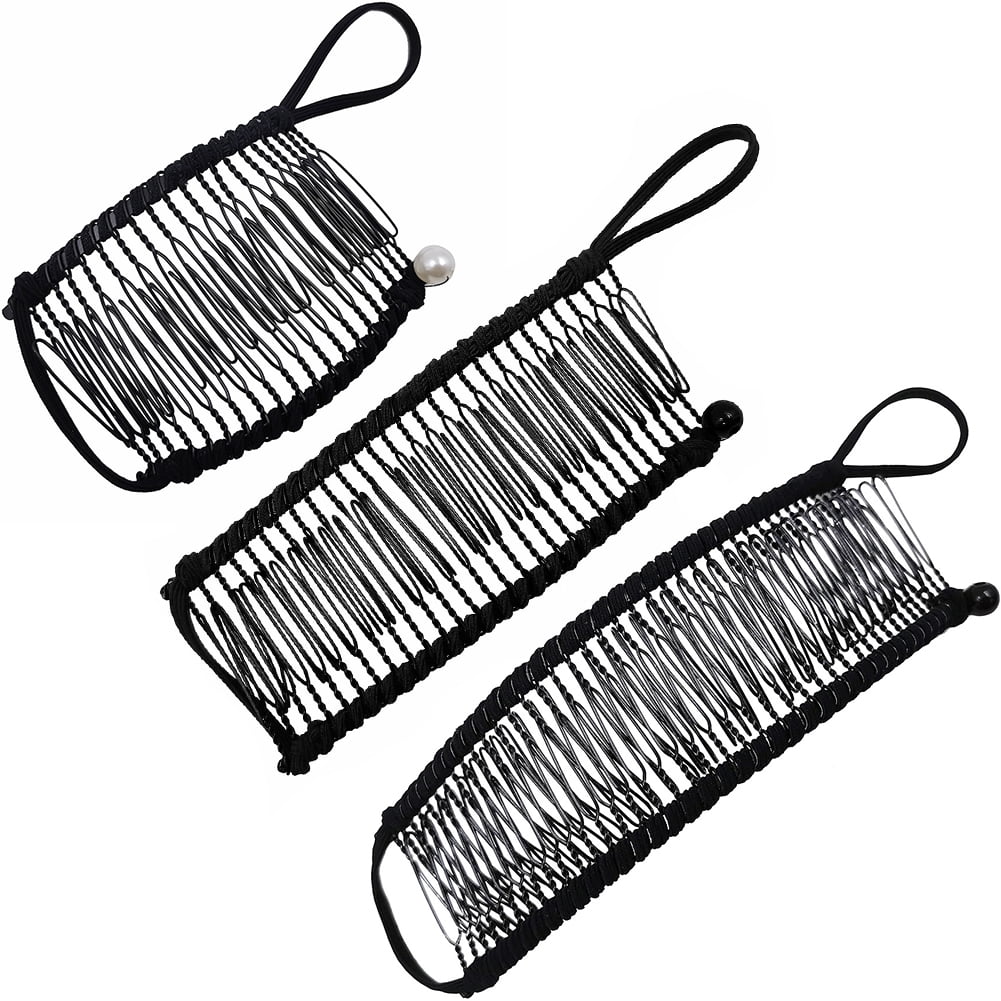 GIXUSIL 3 Pieces Clincher Combs Banana Combs Banana Clip Grip Comb ...