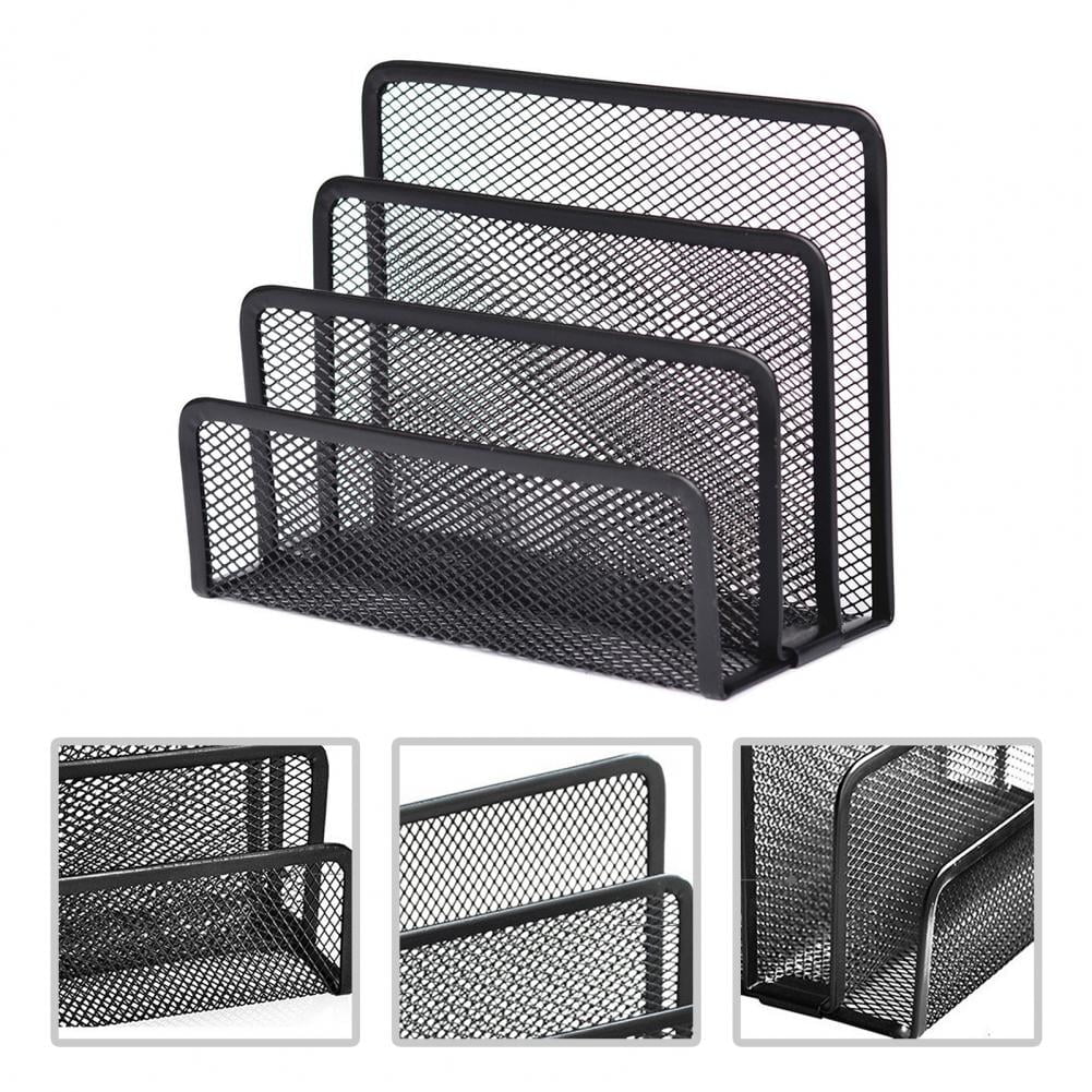GIXUSIL 6.7x 3x 5.2 inch Desktop File Sorters ,Black - Walmart.com
