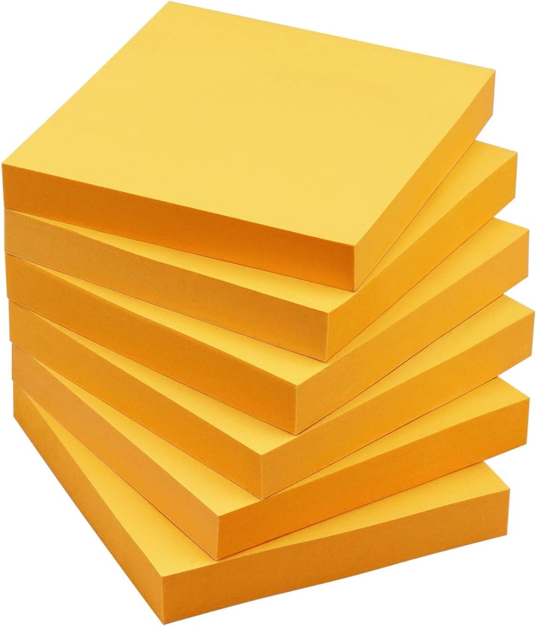 GIXUSIL 8 Pads Sticky Notes 3x3 in, Canary Green, Sticky Pads ...