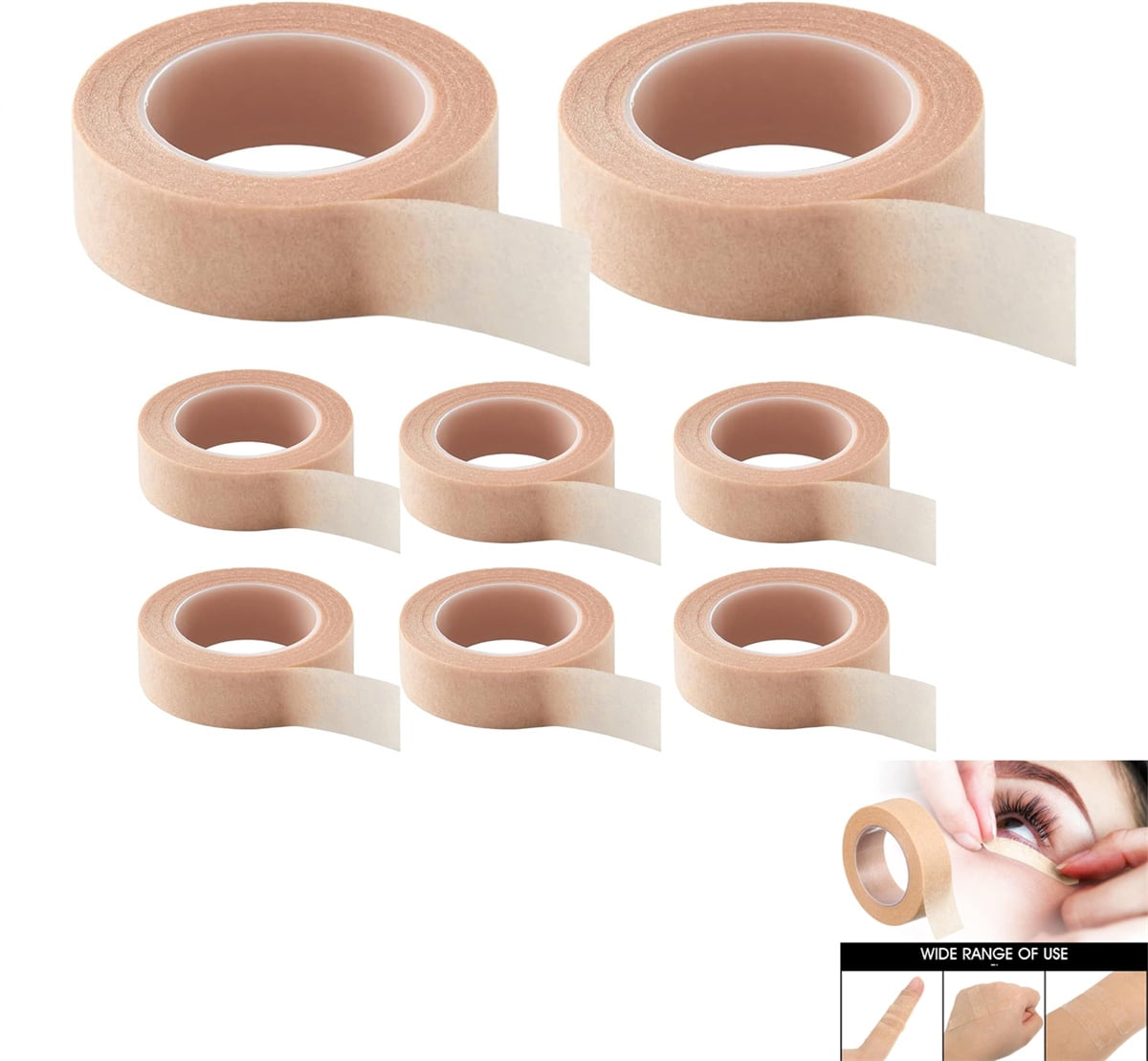 GIXUSIL 8 Rolls Micropore Tape 1/2 inch, Paper Tape Medical Sensitive ...