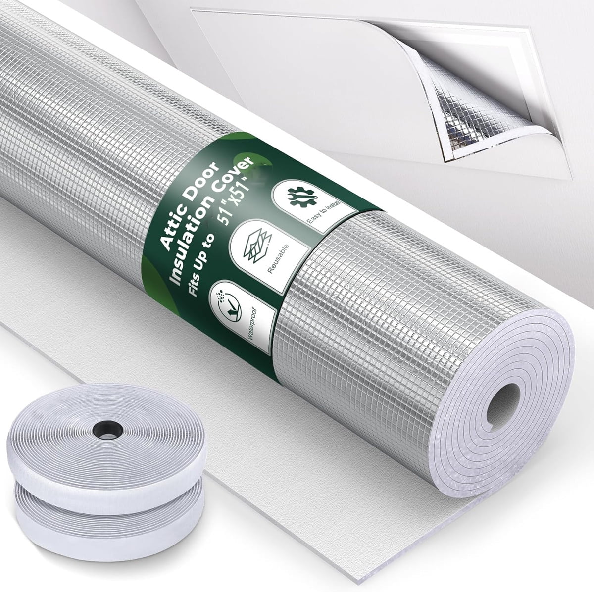 GIXUSIL Attic Door Insulation Cover, Attic Stairs Ceiling Shutter Seal ...
