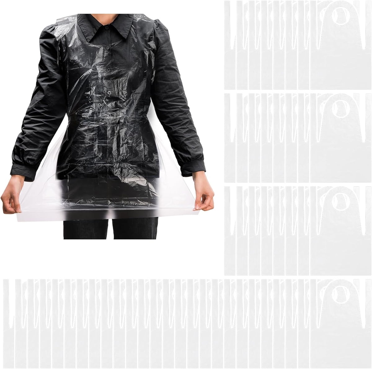 GIXUSIL Disposable Aprons, Full Body Coverage Disposable Aprons ...