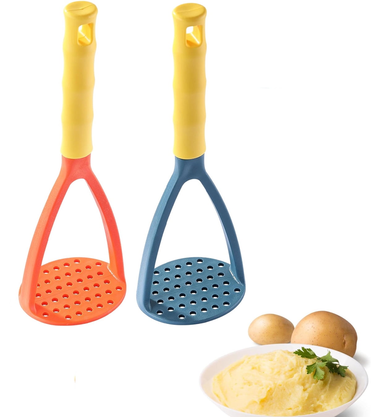 GIXUSIL Fruit Masher Hook Design - Hand Press Tool for Food Kitchen ...