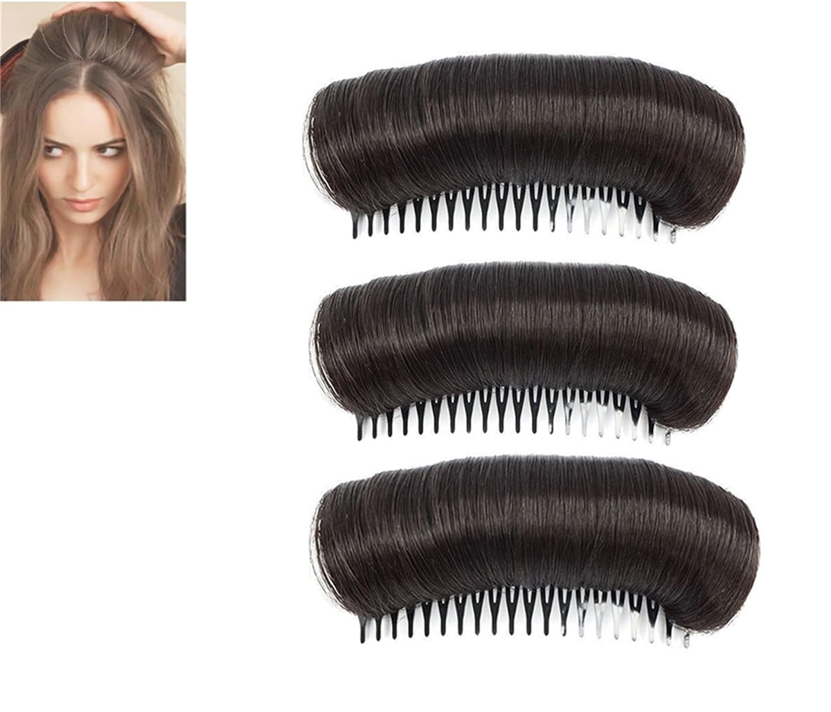 GIXUSIL Invisible Fluffy Hair Pad, Hair Bun Invisible False Hair Clip ...