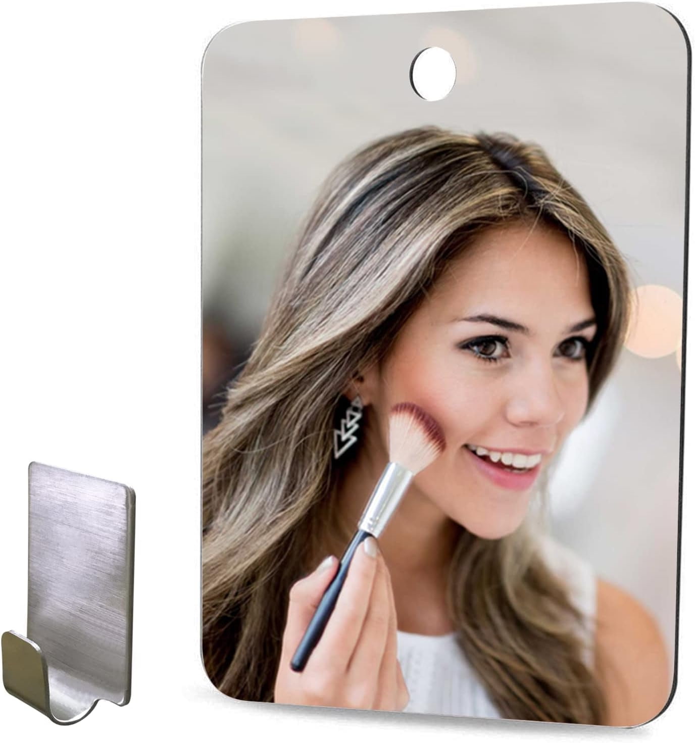 GIXUSIL Large Fogless Shower Mirror Anti-Frameless Shower Mirror，Fog Shower Mirrors Fog-Free ...