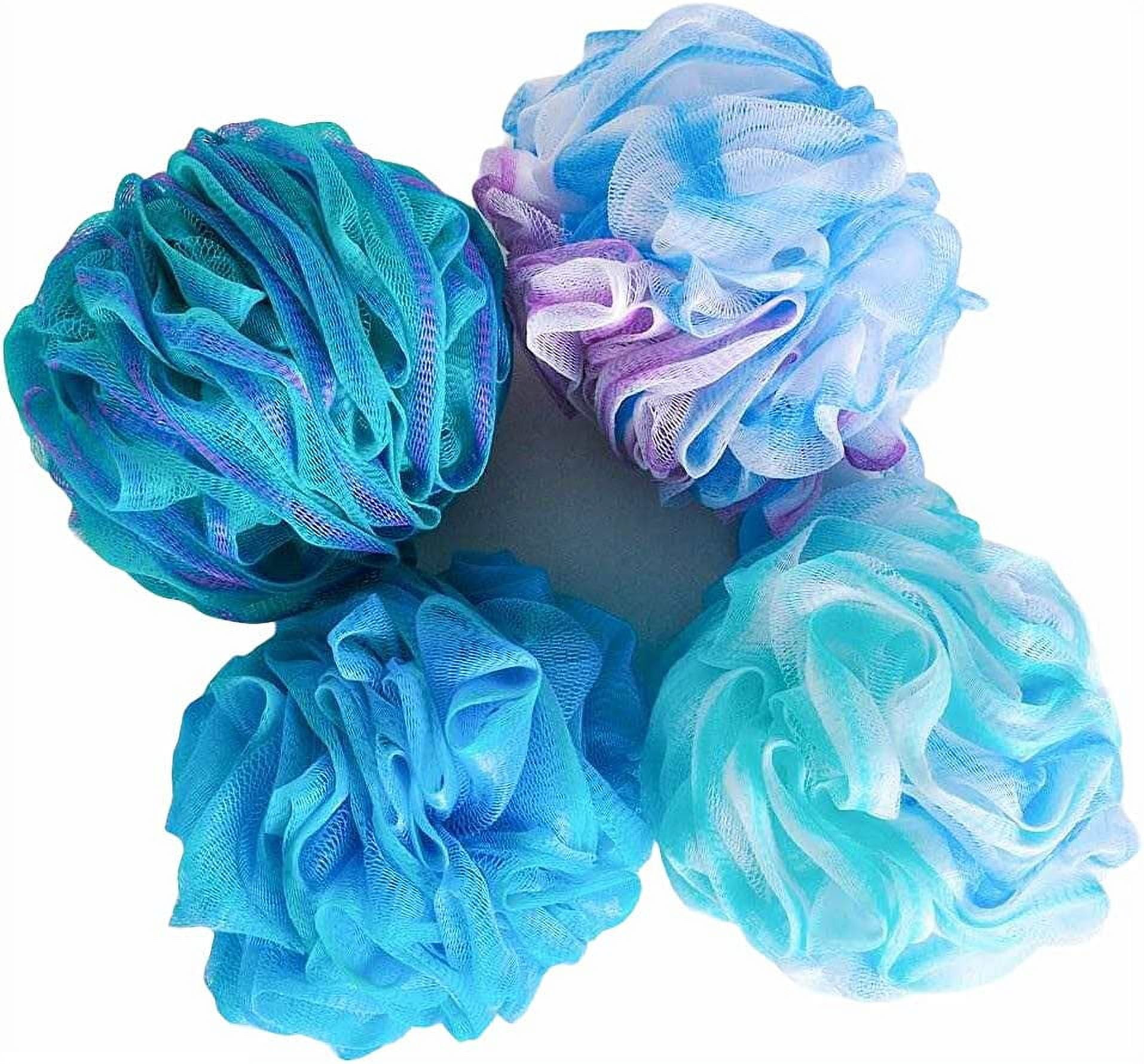 GIXUSIL Loofah Exfoliating Bath Sponge – 75g/Pcs Extra Large Shower ...