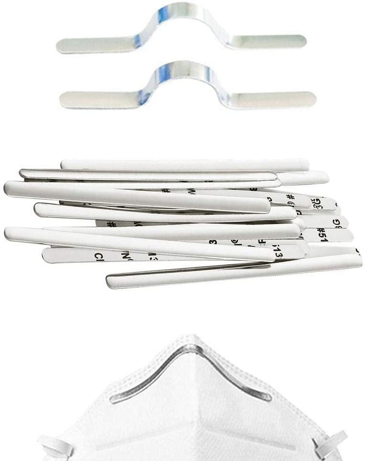 GIXUSIL Metal Nose Strip for Masks – Nose Bridge Strips for Face Masks ...