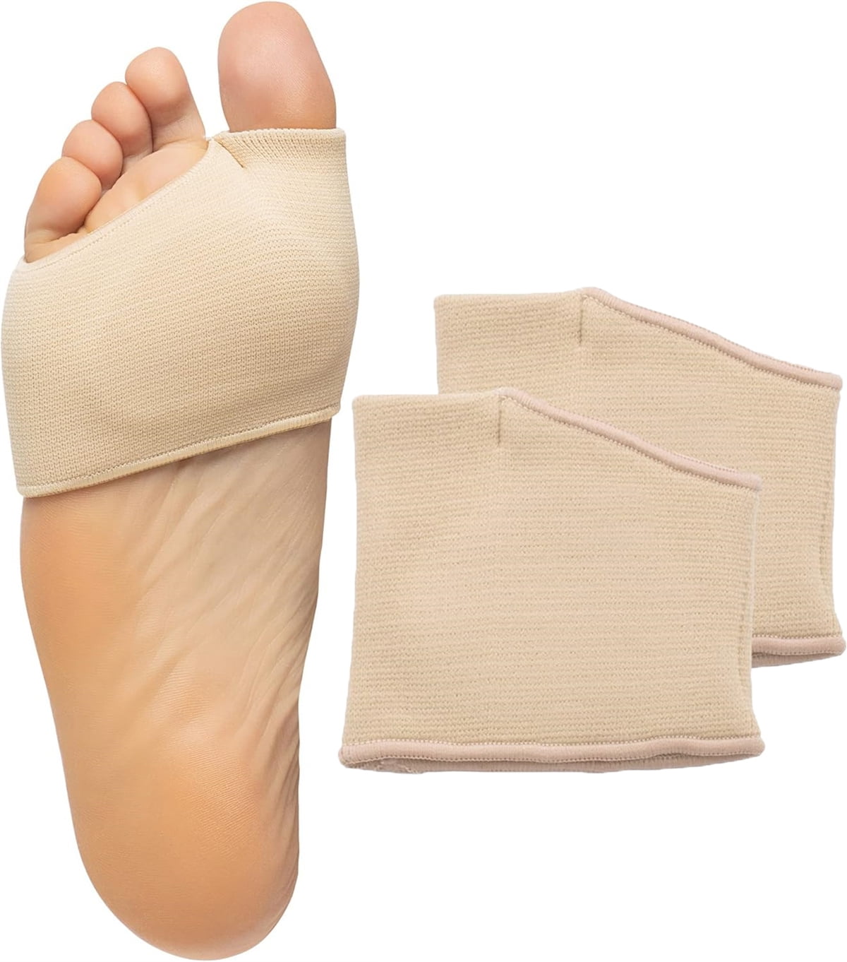 GIXUSIL Metatarsal Pads, Fabric Sleeve Pads with Gel Inserts, Ball of ...