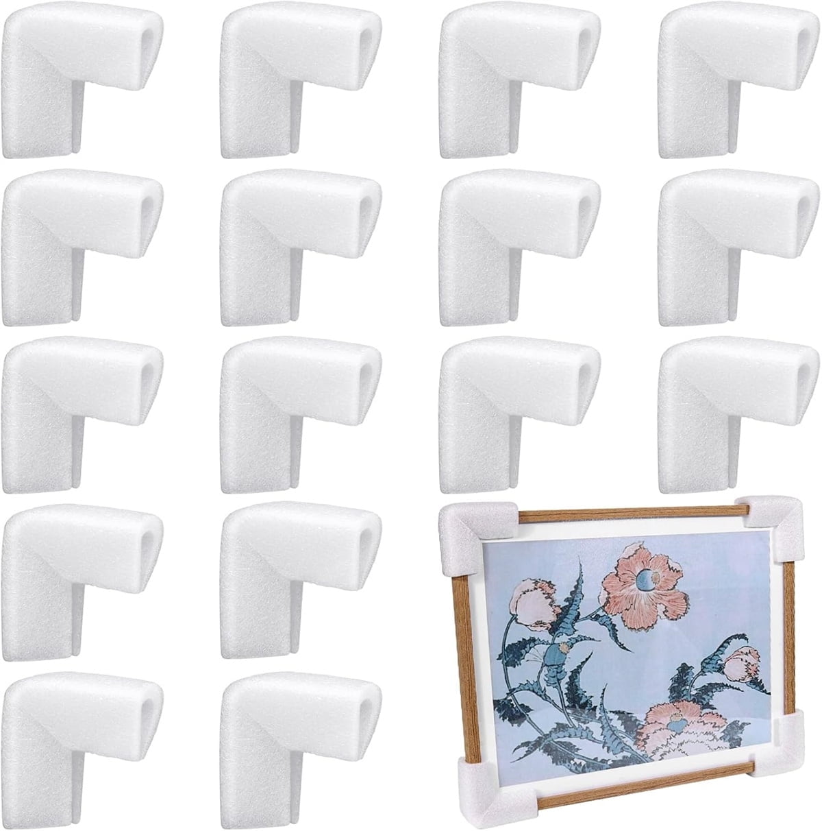 GIXUSIL Mirror TV Picture Corner Protectors for Shipping, Moving Foam ...