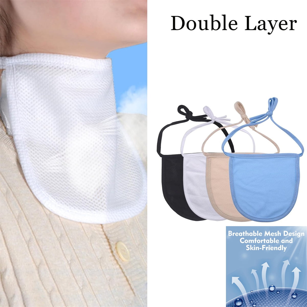 GIXUSIL Neck Trachea Cover, Double Layer Stoma Protector, Shower Collar ...