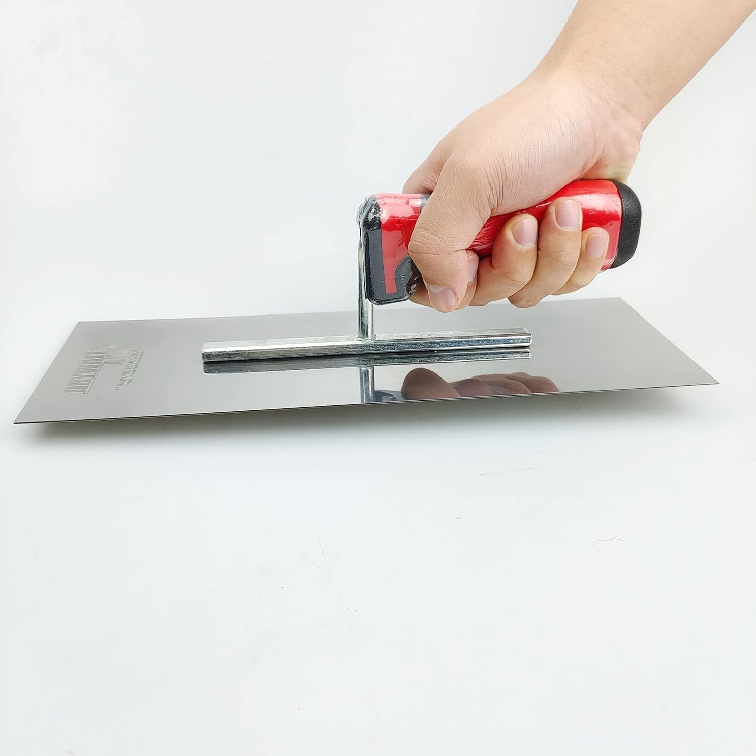 GIXUSIL Plastering Trowel, Stainless Steel Flat Finishing Trowel with ...