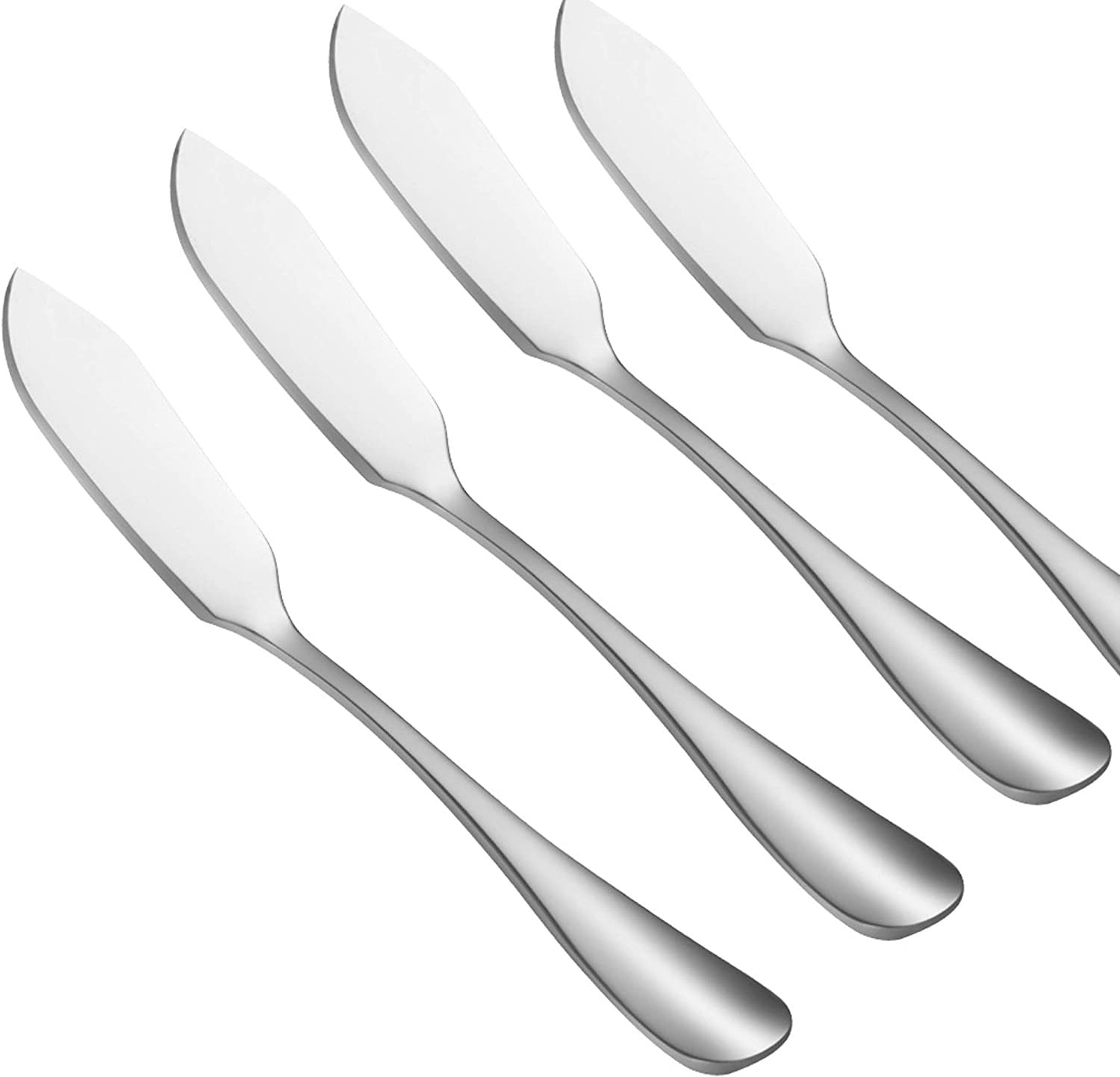 GIXUSIL Stainless Steel Butter Knife, Set of 4, Butter Spreader ...