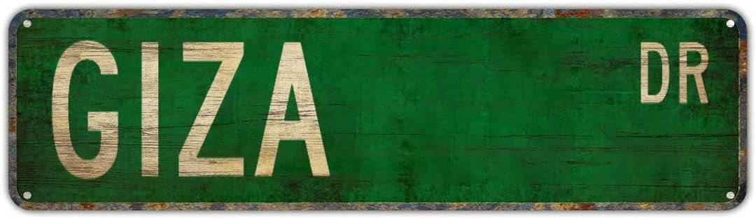 GIZA DR Vintage Signs Retro Tin Signs Art Plaque Aluminum Sign for ...