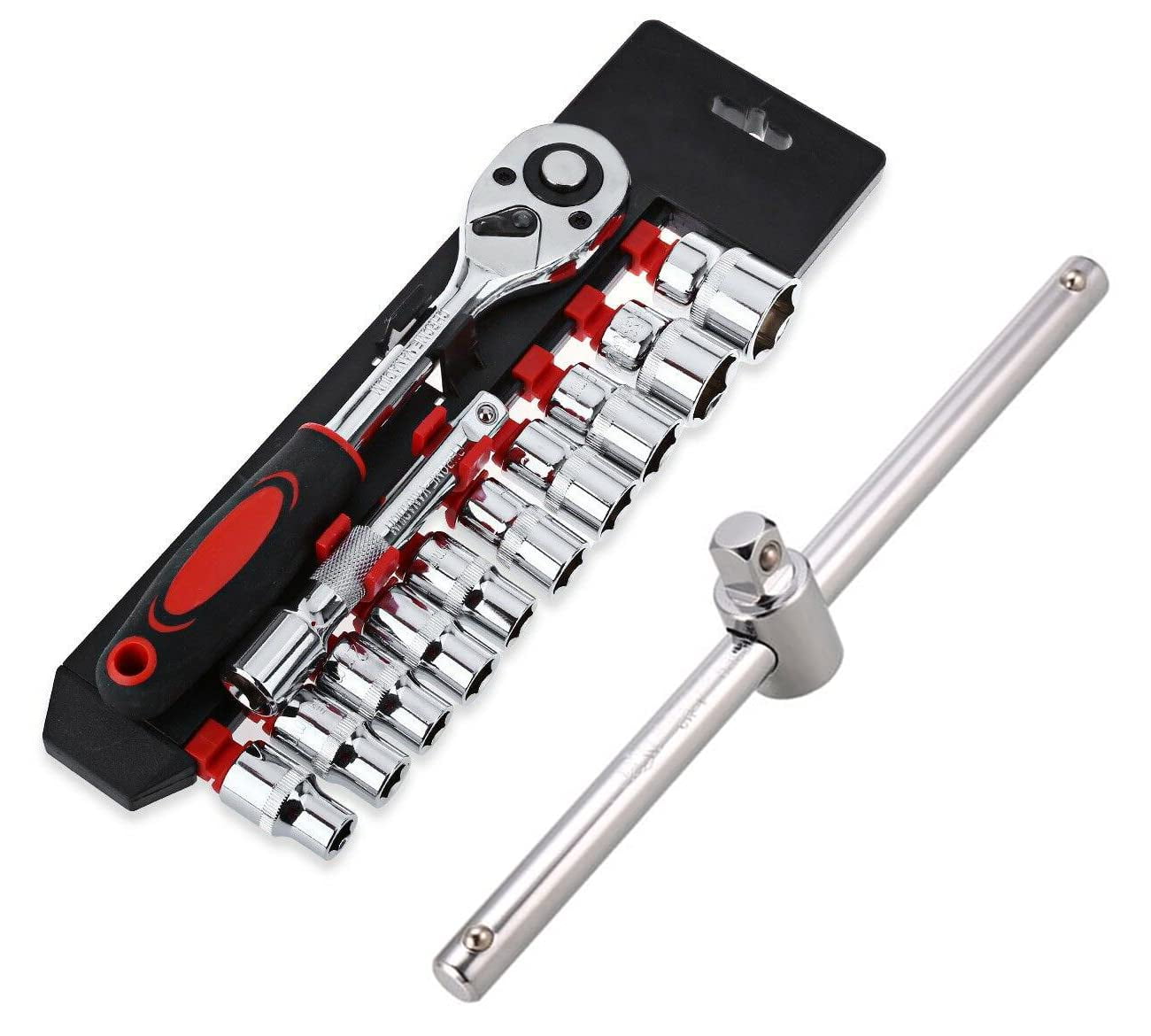 GIZMO Hex Wrench Set 12Pcs 12Inch Socket Wrench Set CRV Drive Ratchet ...