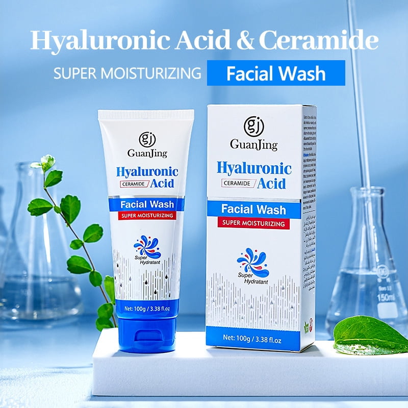 GJ7 191 100g hyaluronic acid moisturizing facial cleanser cross-border ...