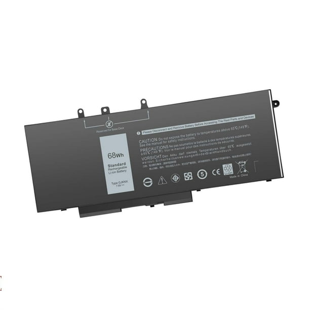 GJKNX 68Wh Battery for Dell LATITUDE 5280 Series - Walmart Business ...