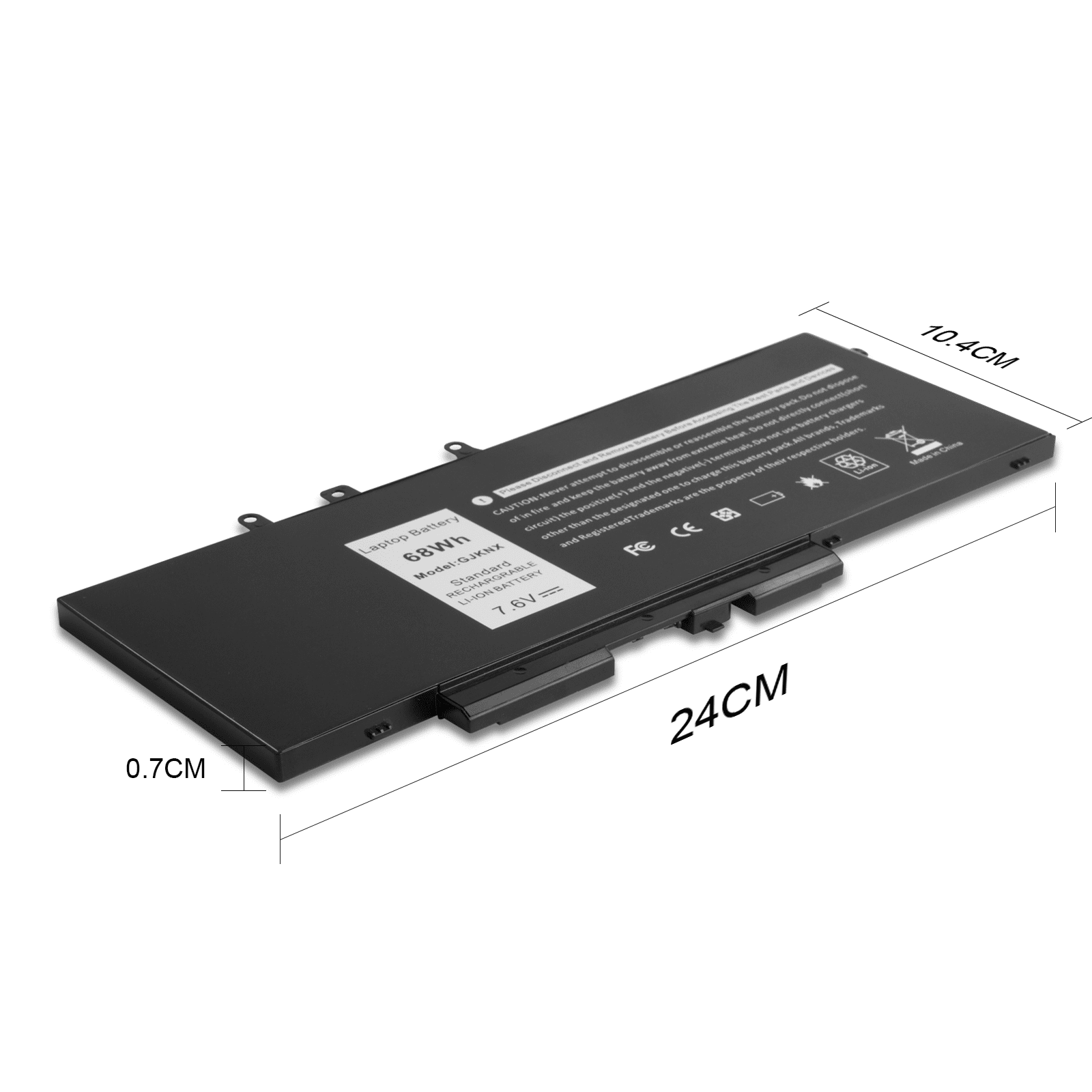 GJKNX Laptop Battery For Dell Latitude 451-BBZG - Walmart.com