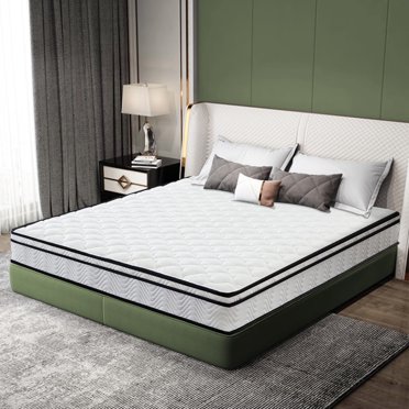 "Slumber 1 by Zinus Firm Spring Queen Mattress, 10"" Dream Pillow Top ...